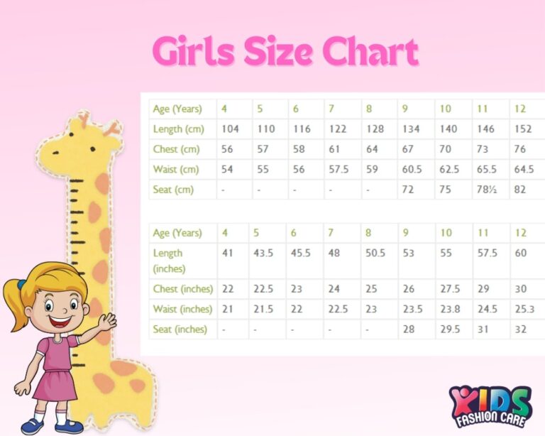 What Size Is Large in Kids Clothes: Kids' Size Chart